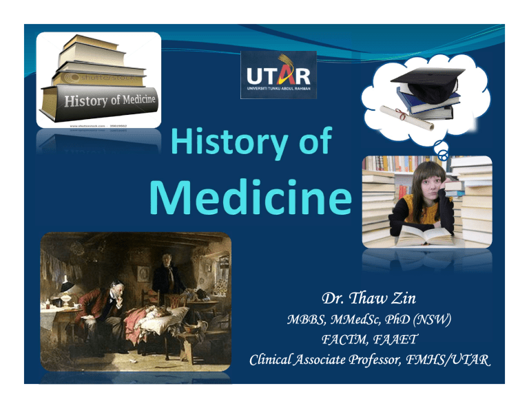History of Medicine: Key Figures, Ethics, & Global Perspectives