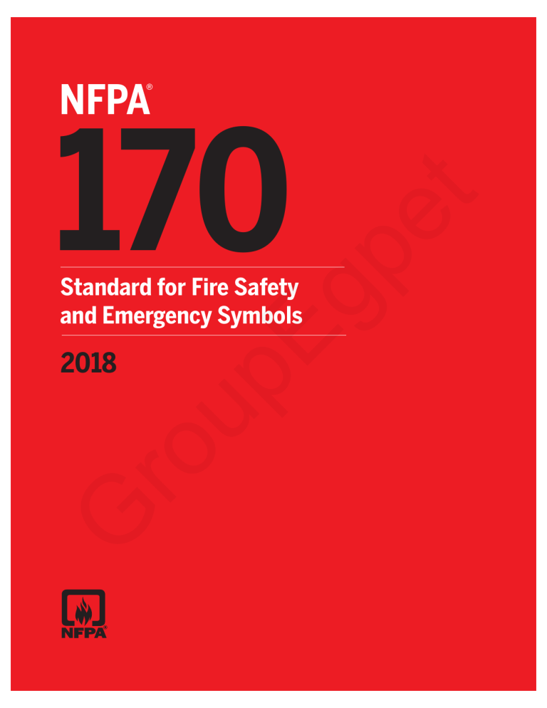 NFPA 170: Fire Safety & Emergency Symbols Standard (2018)