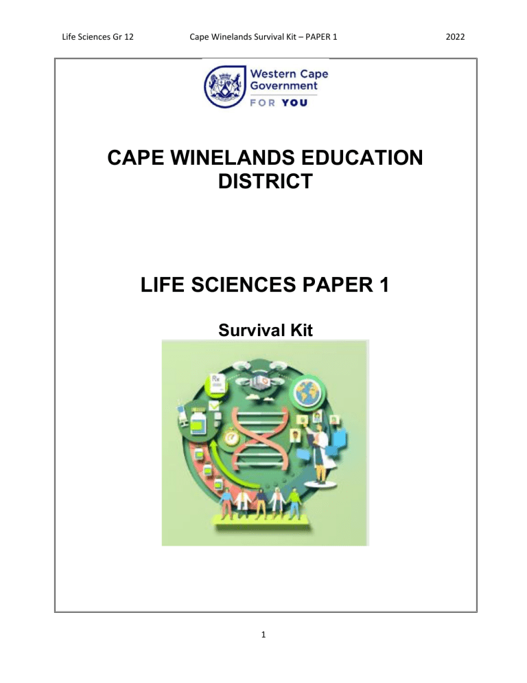 Life Sciences Grade 12 Human Reproduction Study Guide - Paper 1