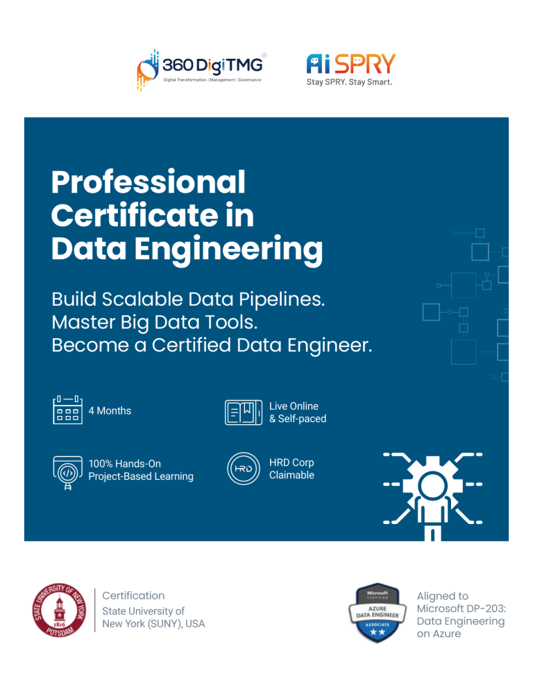 Data Engineering Certificate: Build Scalable Pipelines