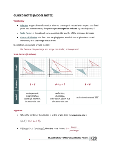 Geometry Translations: Preimage, Image, Isometry