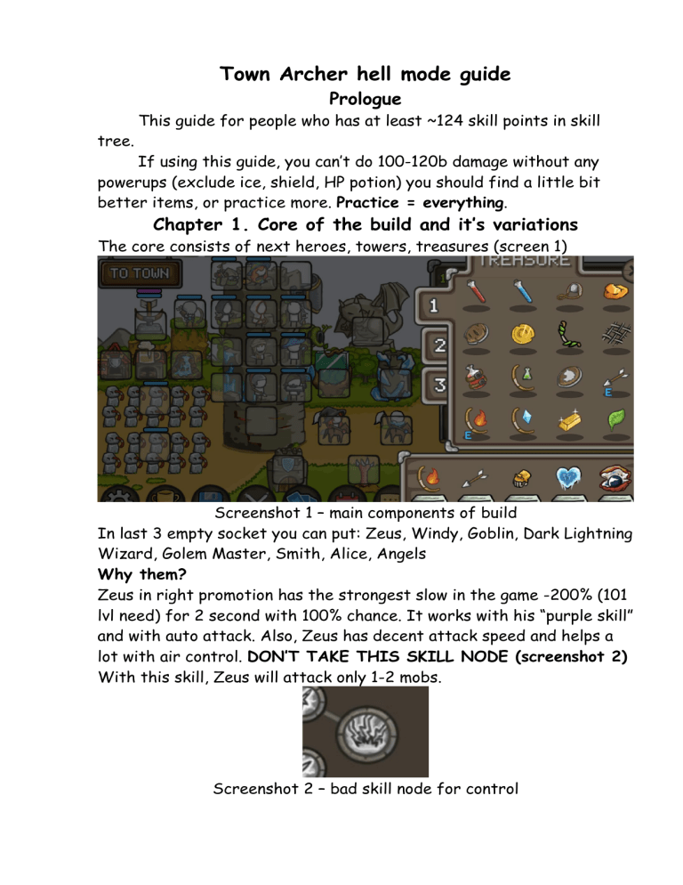 Town Archer Hell Mode Guide: Build, Items, Skills & Strategy