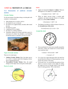 Centripetal Force & Circular Motion Quiz
