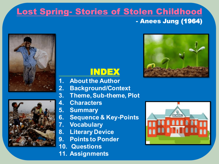 Lost Spring: Stories of Stolen Childhood - Study Guide & Analysis