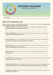 Egg Drop Challenge: Engineering Design Cycle & Physics Principles