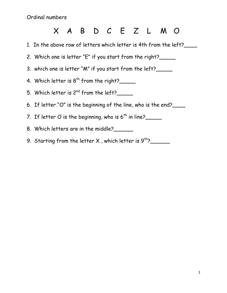 Elementary Math & Language Arts Workbook: Ordinal Numbers, Place Value