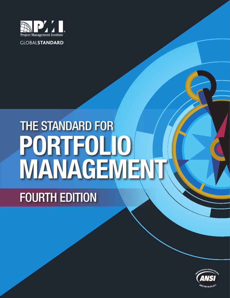 Portfolio Management Standard, Fourth Edition