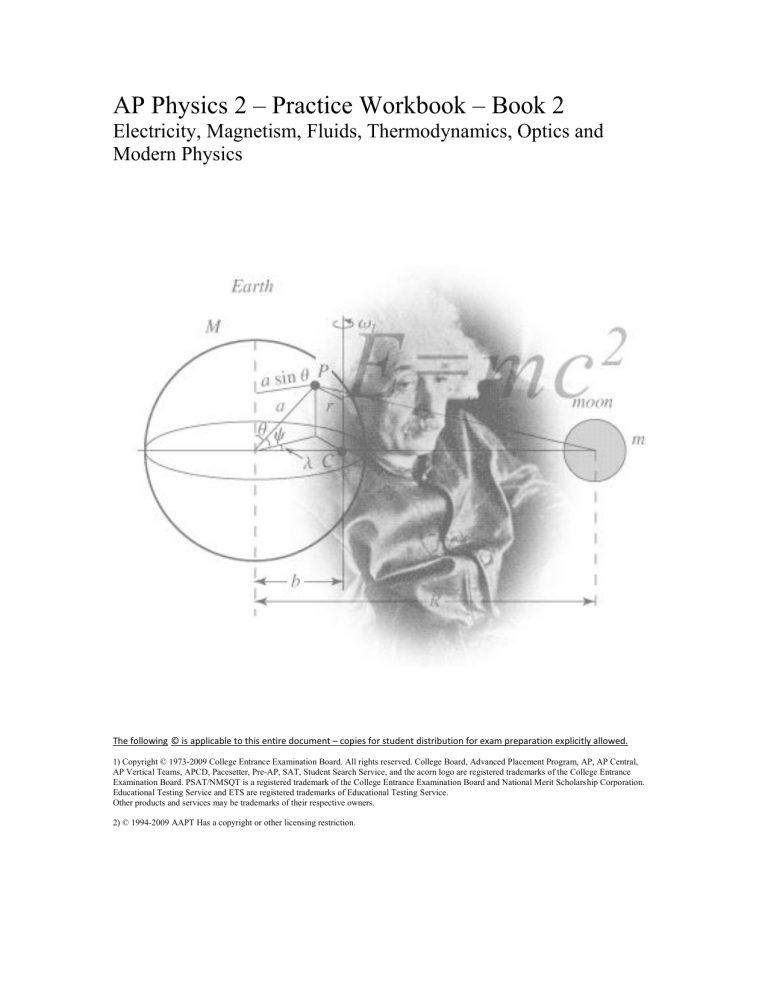 AP Physics 2 workbook