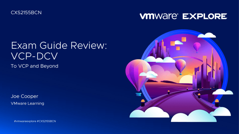VMware VCP-DCV Exam Guide Review