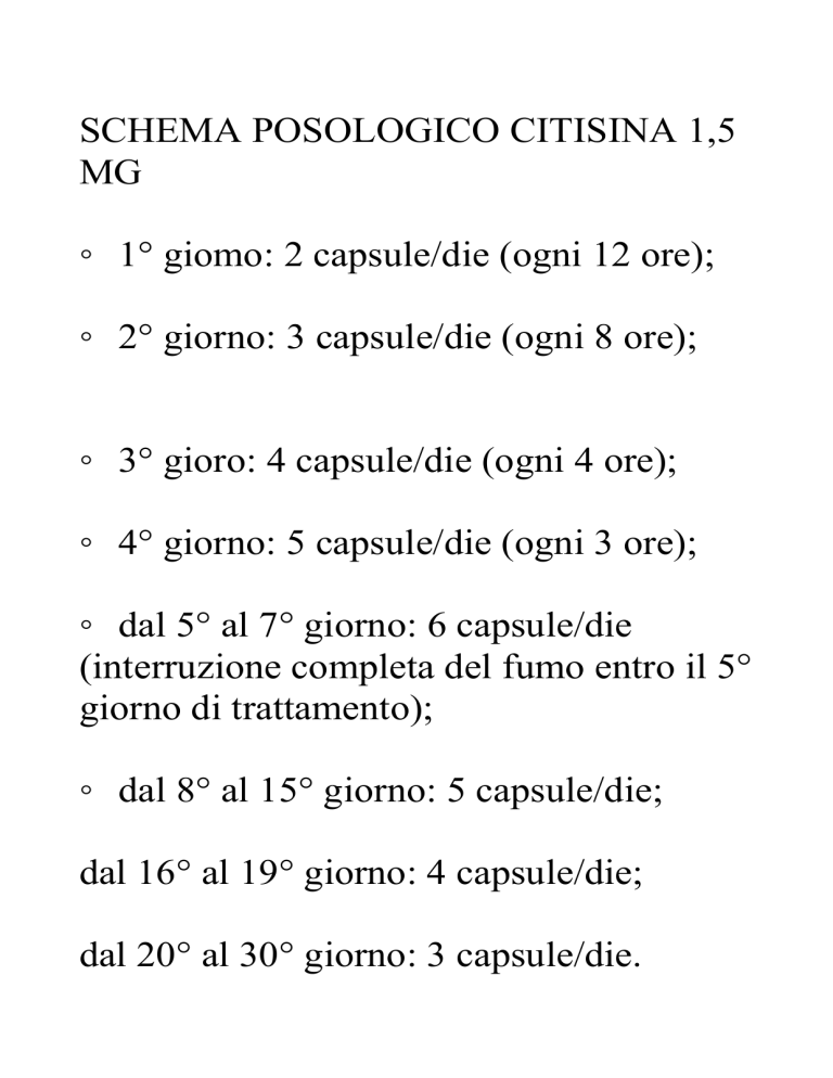 SCHEMA POSOLOGICO CITISINA 1