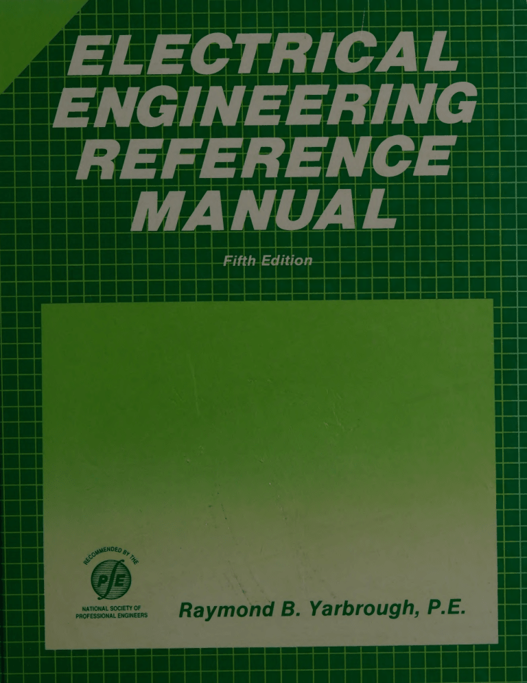 Electrical Engineering Reference Manual, Fifth Edition