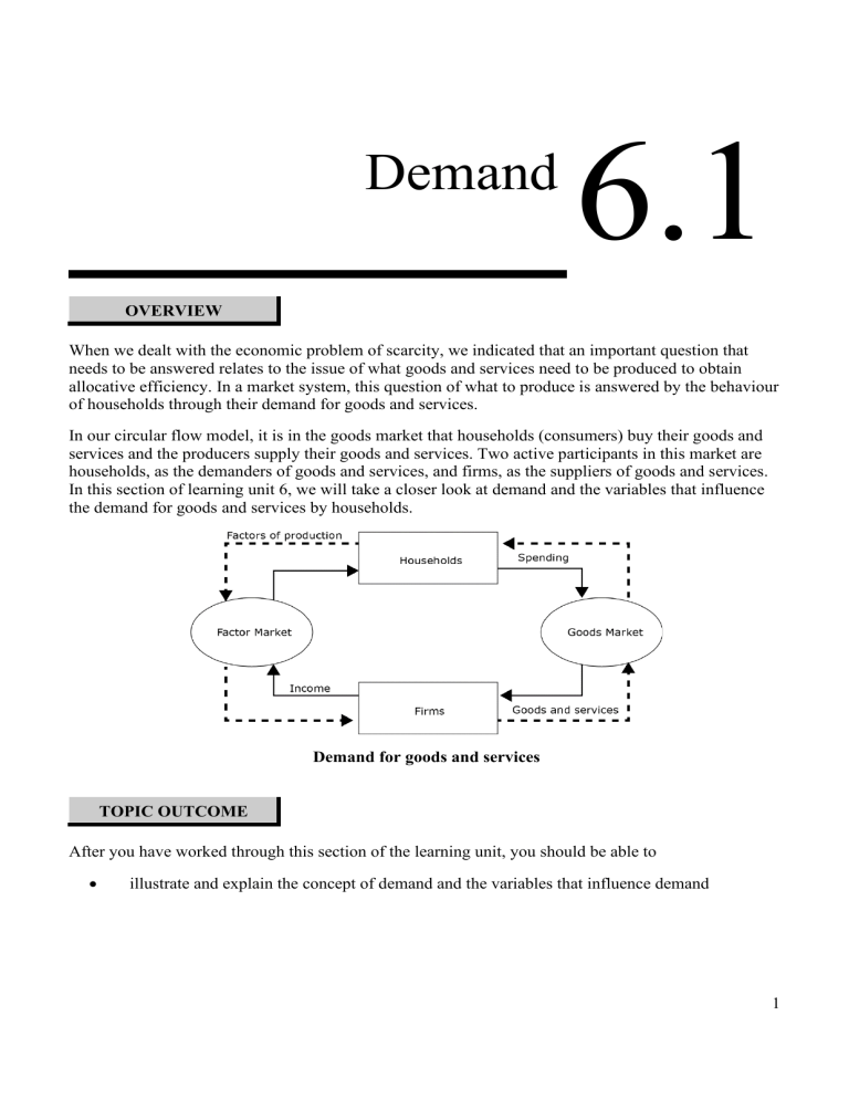 Demand in Economics: Definition & Influencing Factors