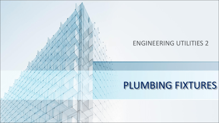 Plumbing Fixtures: Types & Standards in Engineering Utilities