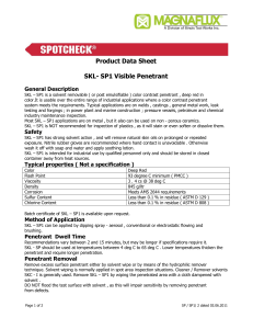 Dye Penetrant Test: Principles & Applications