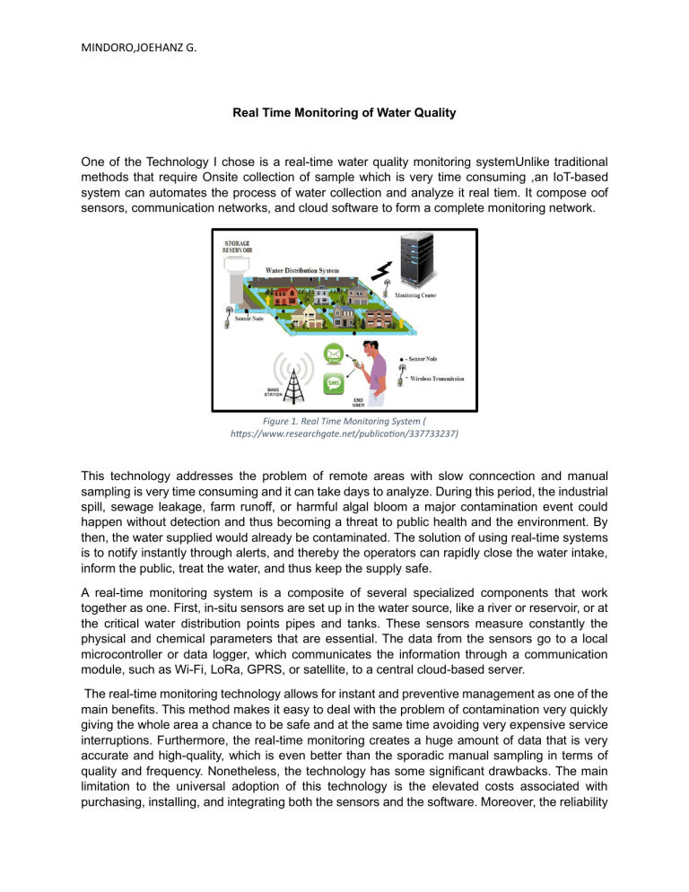 Real-Time Water Quality Monitoring: IoT Systems, Benefits & Challenges