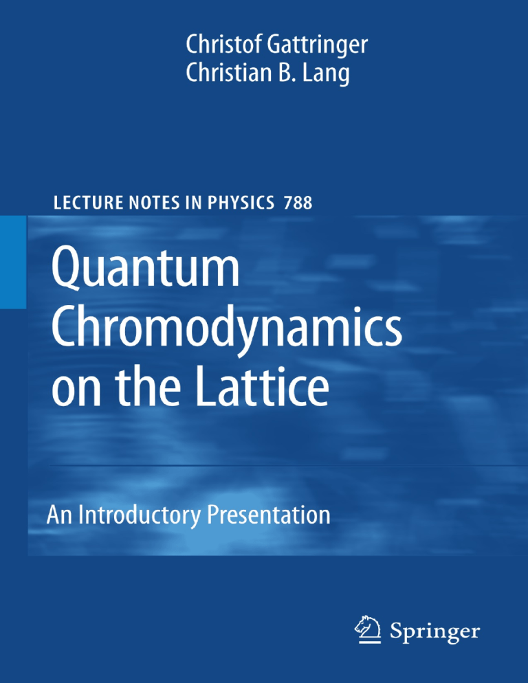 Quantum Chromodynamics on the Lattice: Lecture Notes