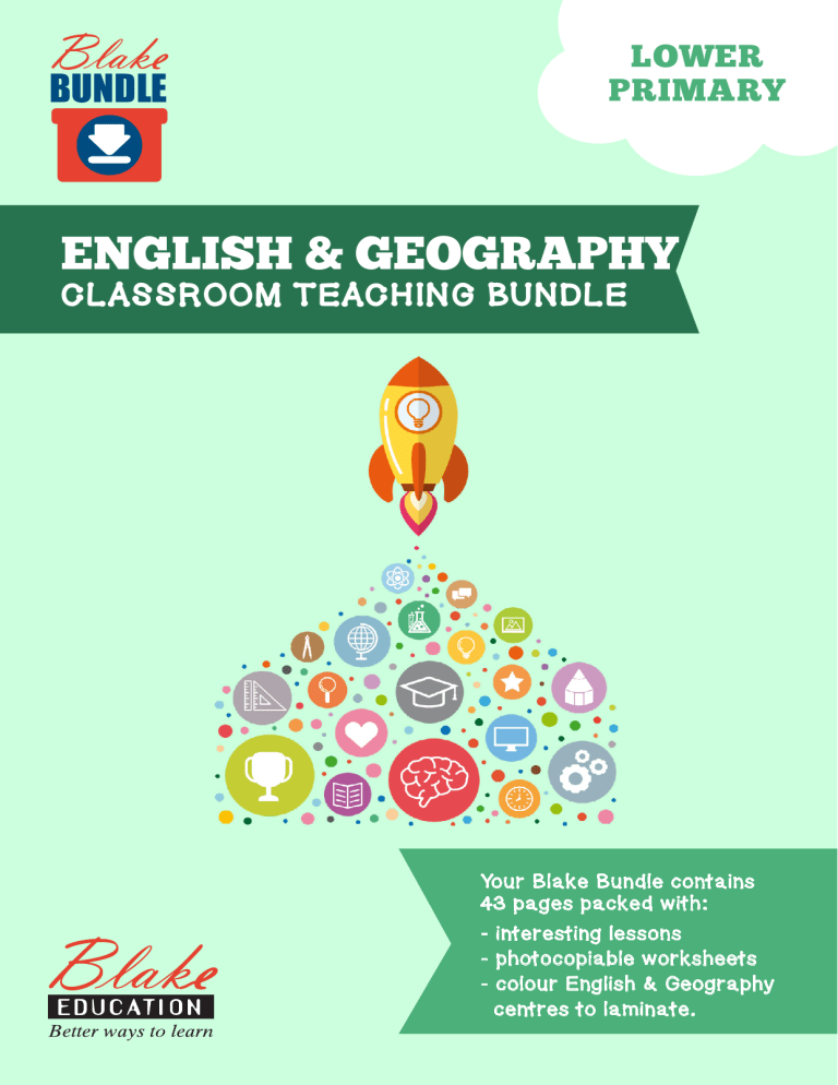 English & Geography Lower Primary Teaching Bundle