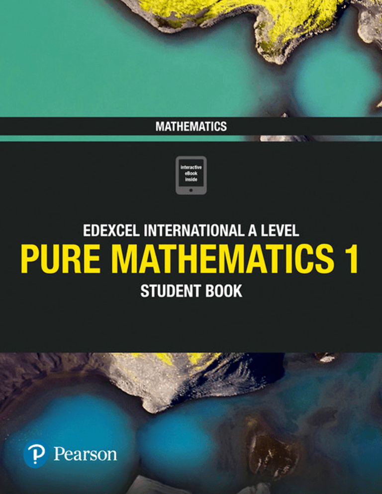 Edexcel A Level Pure Mathematics 1 Textbook