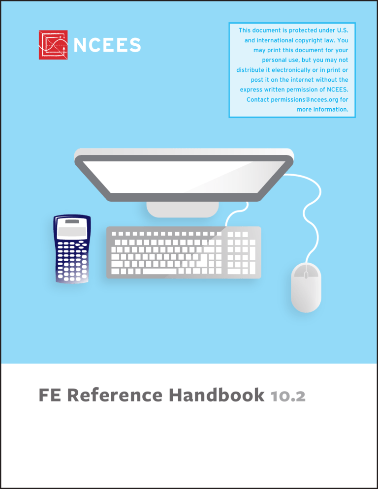 FE Reference Handbook