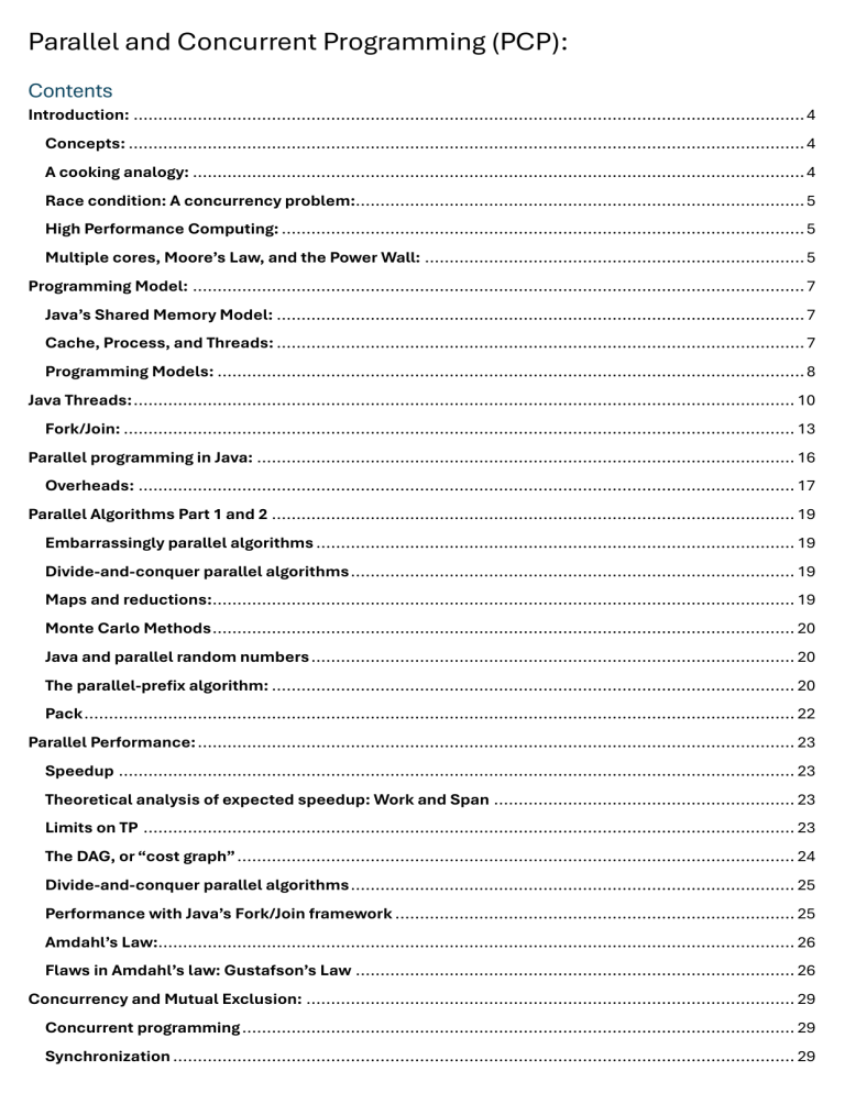 Parallel & Concurrent Programming: Java, Algorithms, Performance
