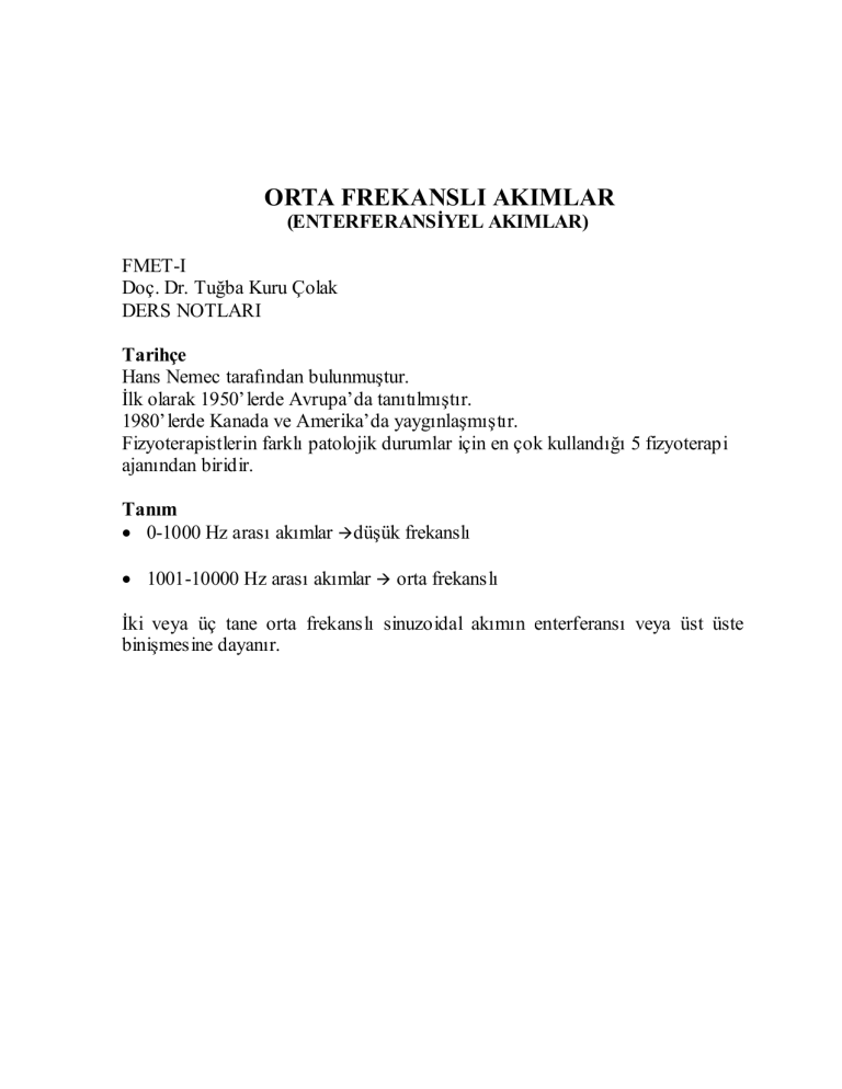 11-orta frekansli akimlar