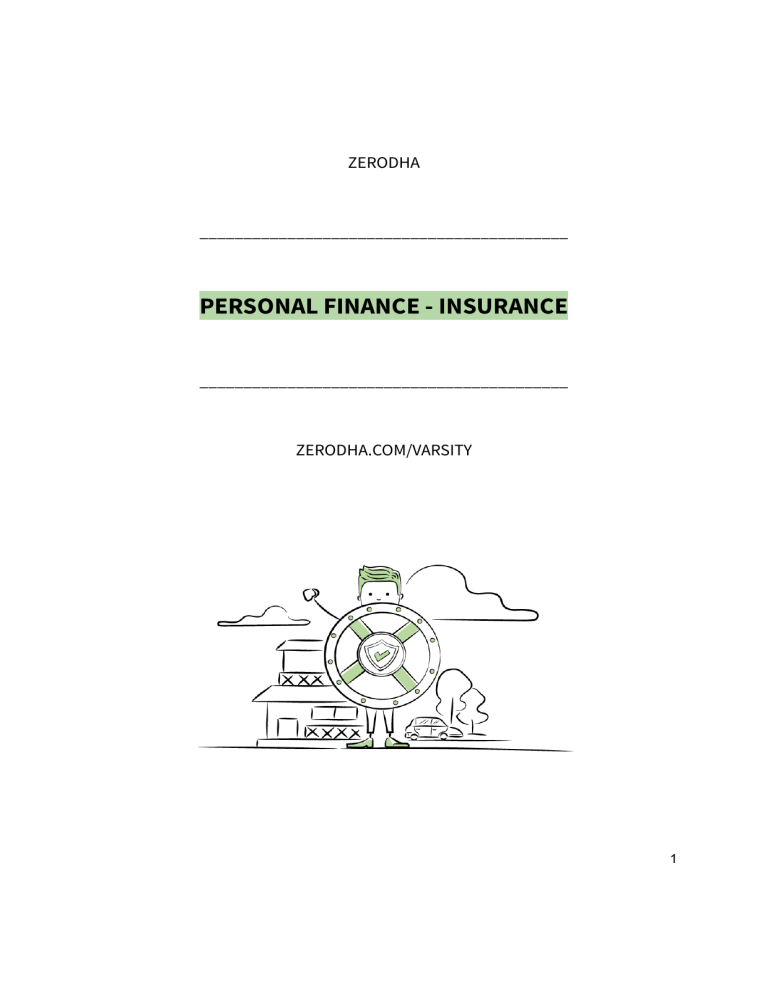 Personal Finance & Insurance: A Comprehensive Guide by Zerodha Varsity