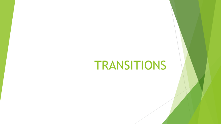 Effective Transitions: Types, Usage, and Practice for Writing