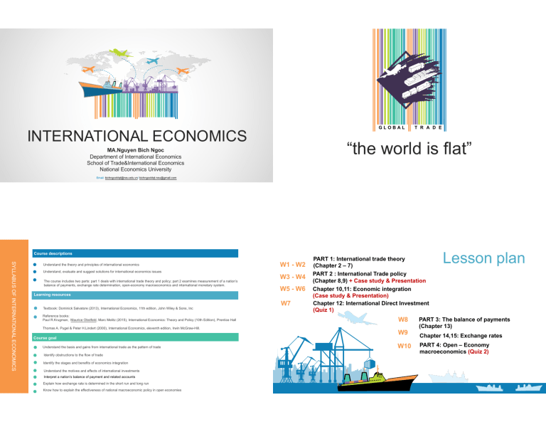 International Economics Syllabus