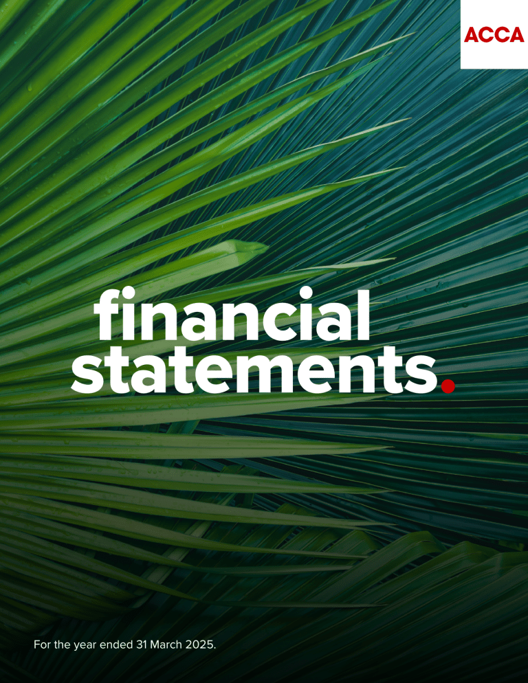 ACCA Consolidated Financial Statements 2025