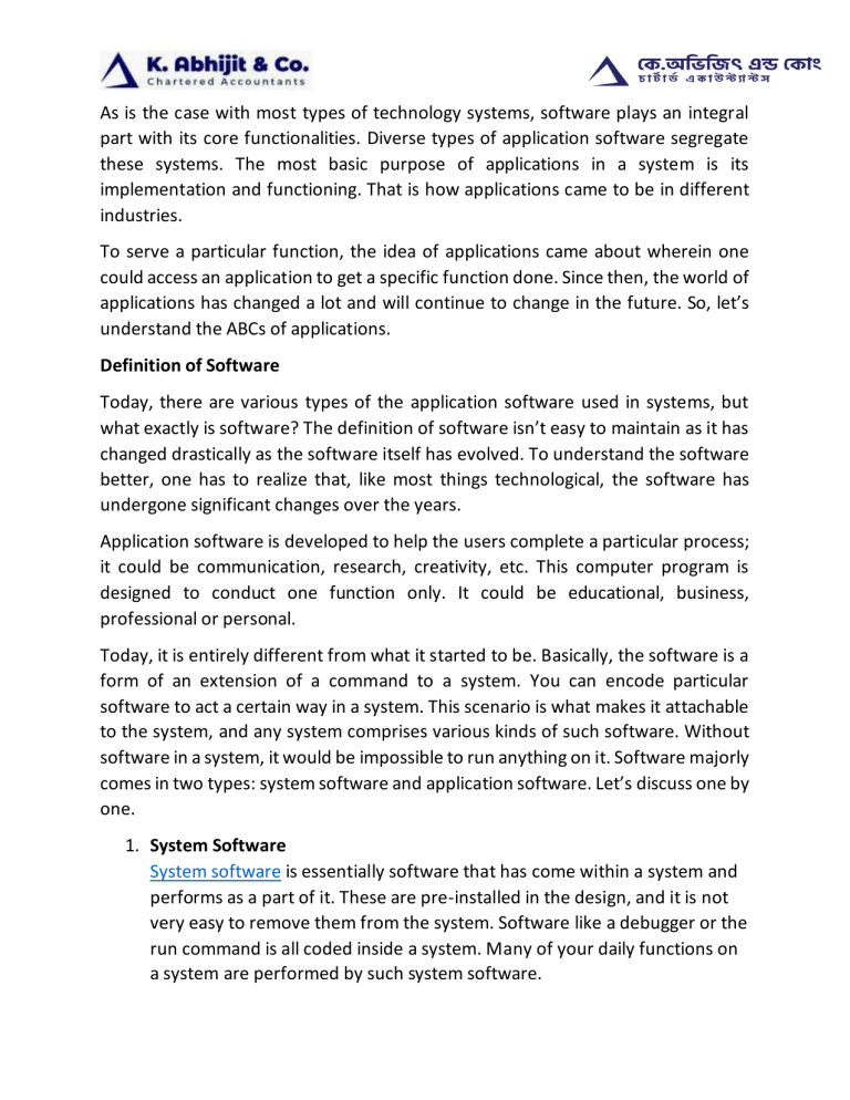Software Types: System vs Application Software Explained