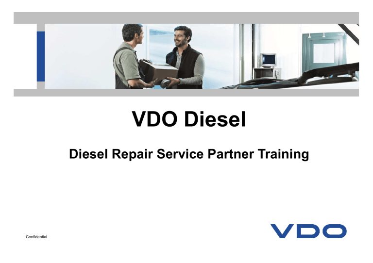 VDO Diesel Repair Training: Common Rail Fuel System Overview