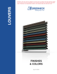 Greenheck Louver Finishes & Colors - April 2025