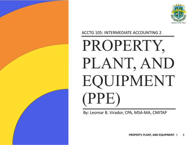 Intermediate Accounting 2: Property, Plant, Equipment (PPE) Measurement
