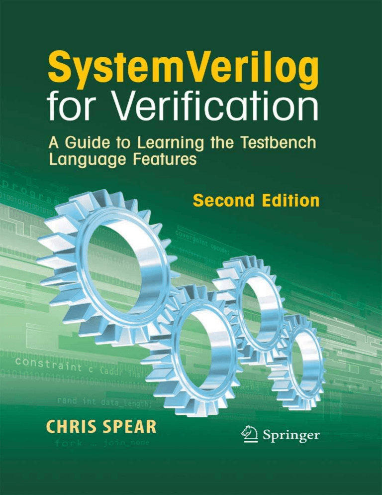 SystemVerilog for Verification: A Guide to Testbench Language Features
