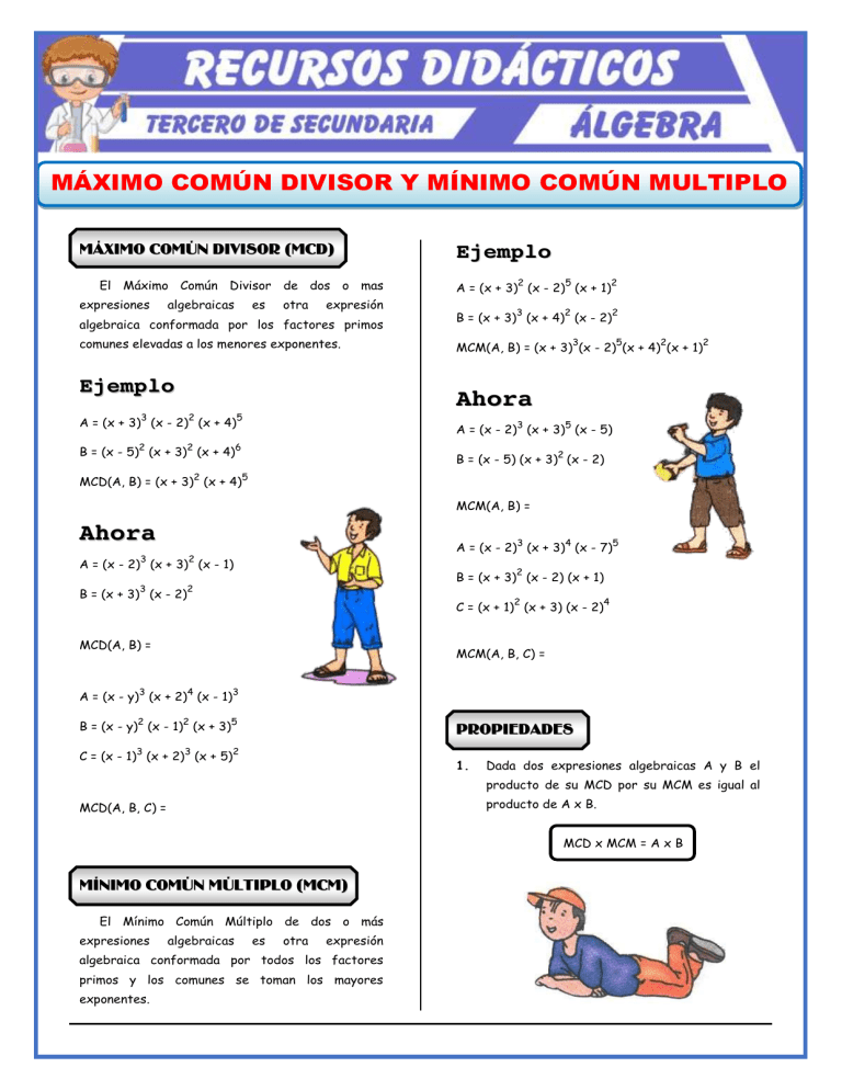 Máximo-Común-Divisor-y-Mínimo-Común-Múltiplo-para-Tercero-de-Secundaria