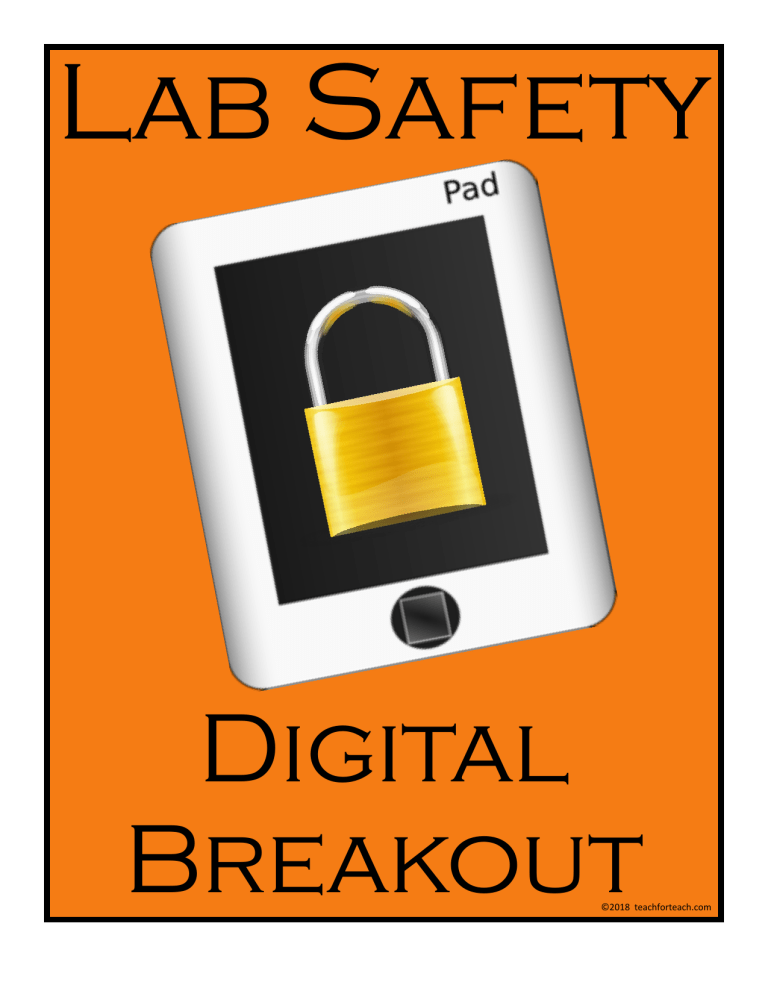 Lab Safety Digital Breakout: Lesson Plan & User Guide