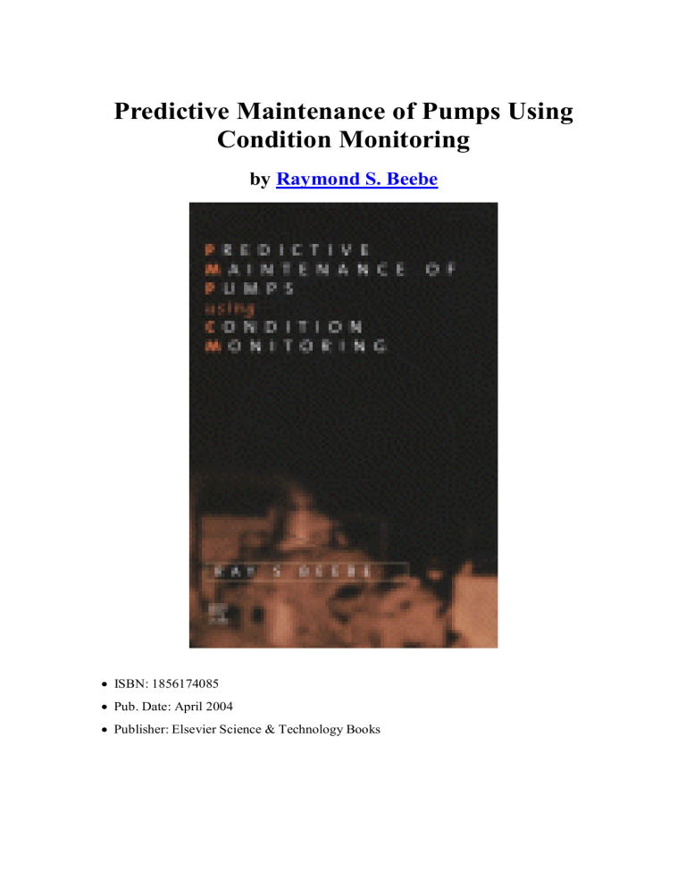 Predictive Maintenance of Pumps: Condition Monitoring & Performance ...