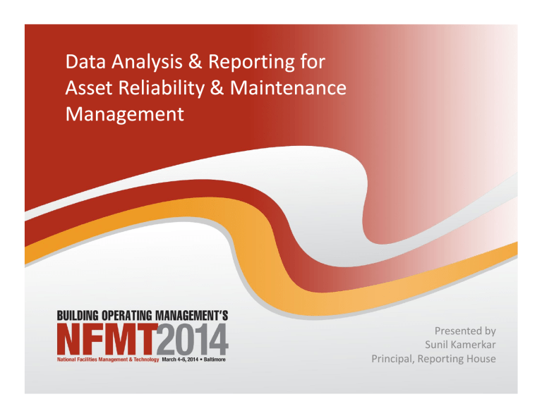 Asset Reliability & Maintenance Data Analysis
