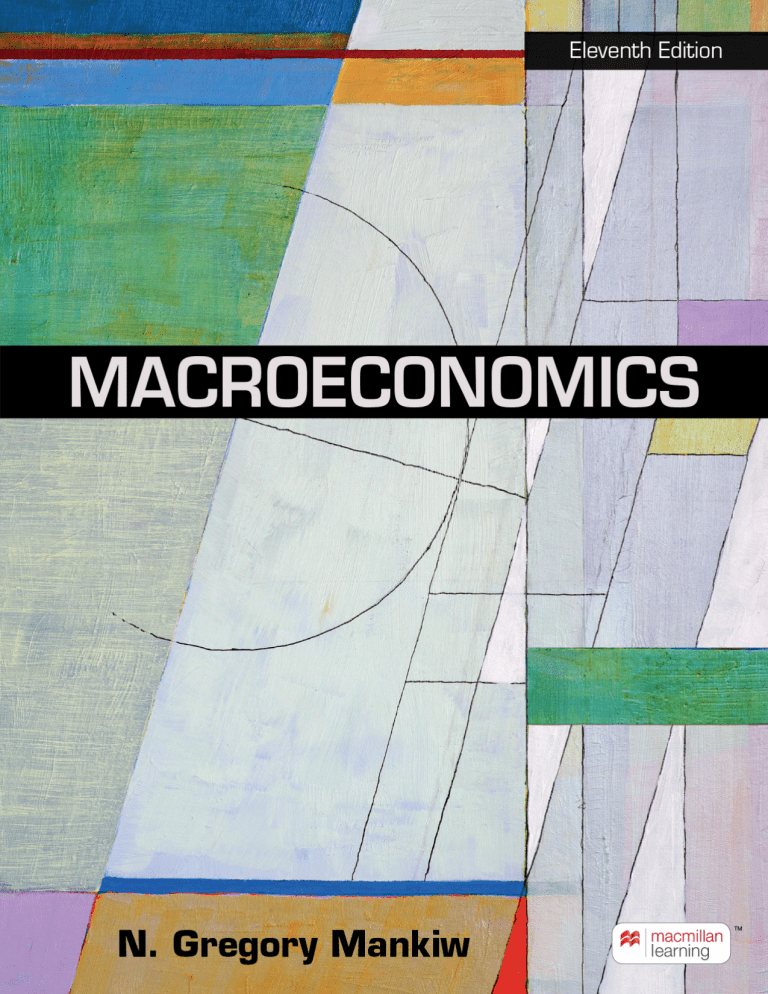 Macroeconomics 11th ed Mankiw