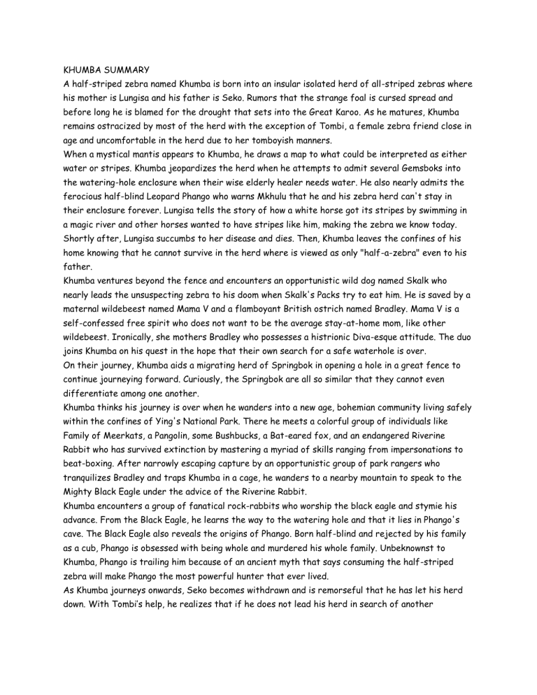 Khumba Movie Summary: Plot, Characters, and Themes