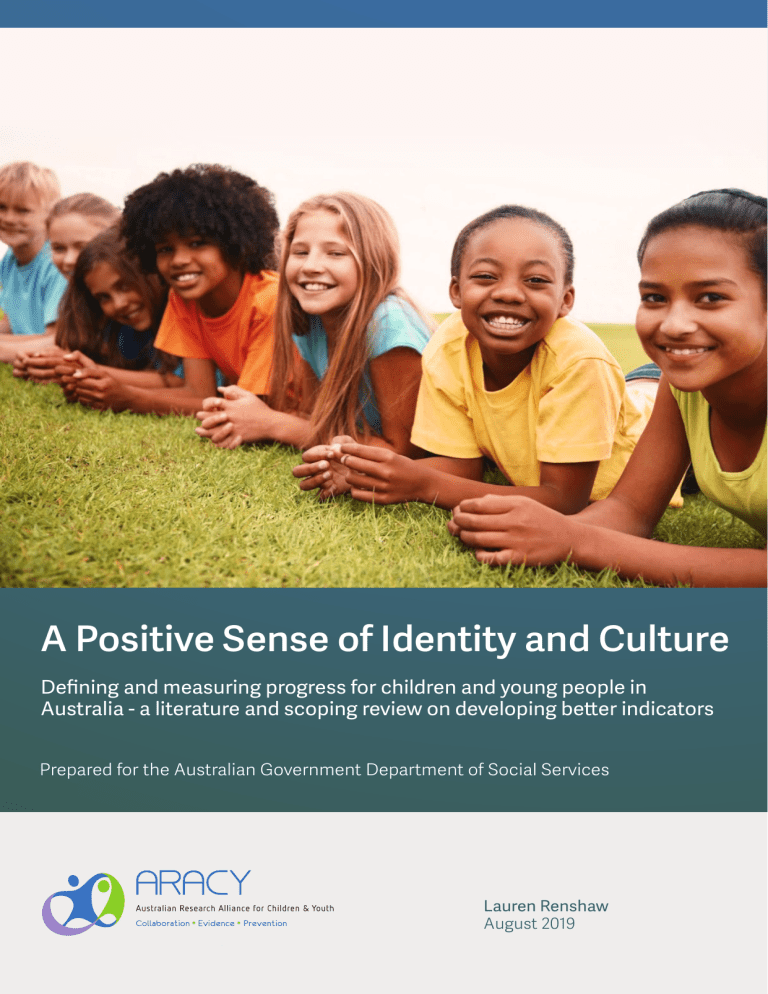 Identity & Culture in Australian Youth: A Literature Review