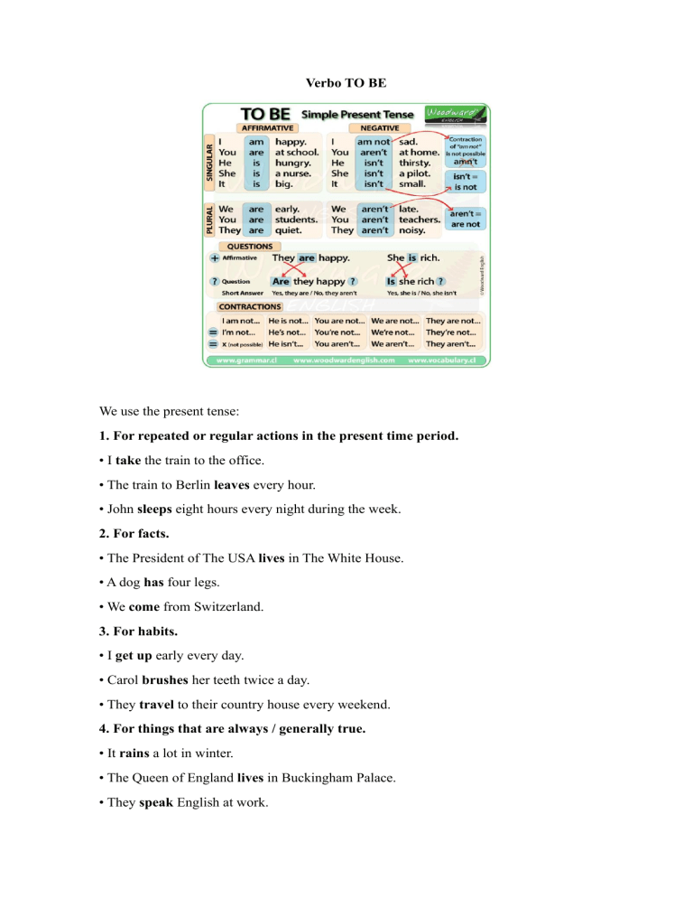 English Grammar Guide: Present Tenses, Verbs, Nouns & More
