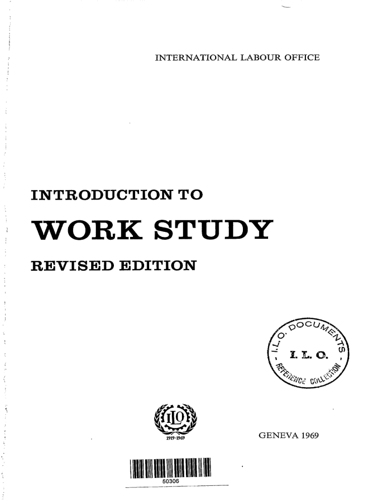 Introduction to Work Study: Revised Edition