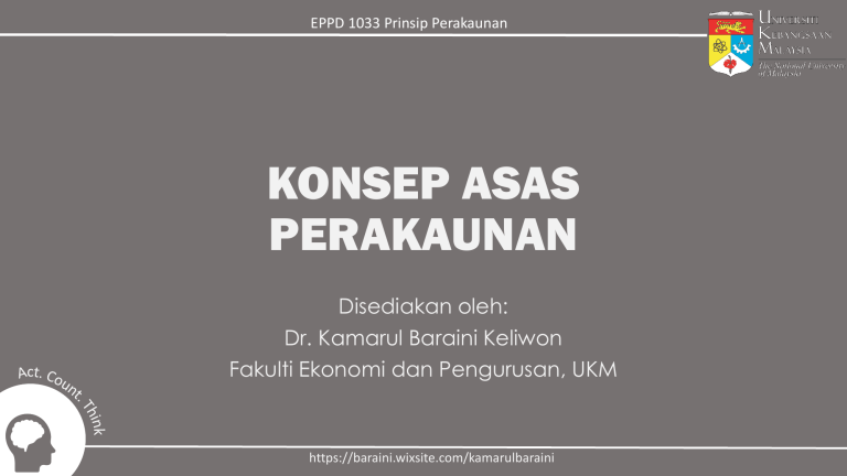 Prinsip Asas Perakaunan: Pengenalan