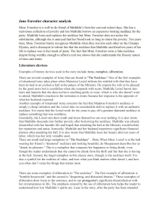 The Necklace: Short Story Analysis
