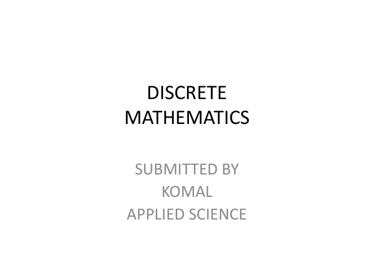 Discrete Mathematics: Algebraic Structures, Groups & Properties