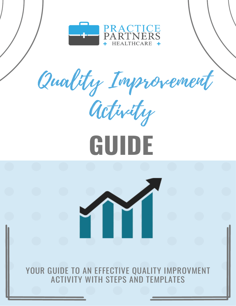 Quality Improvement Activity Guide for Healthcare Practices