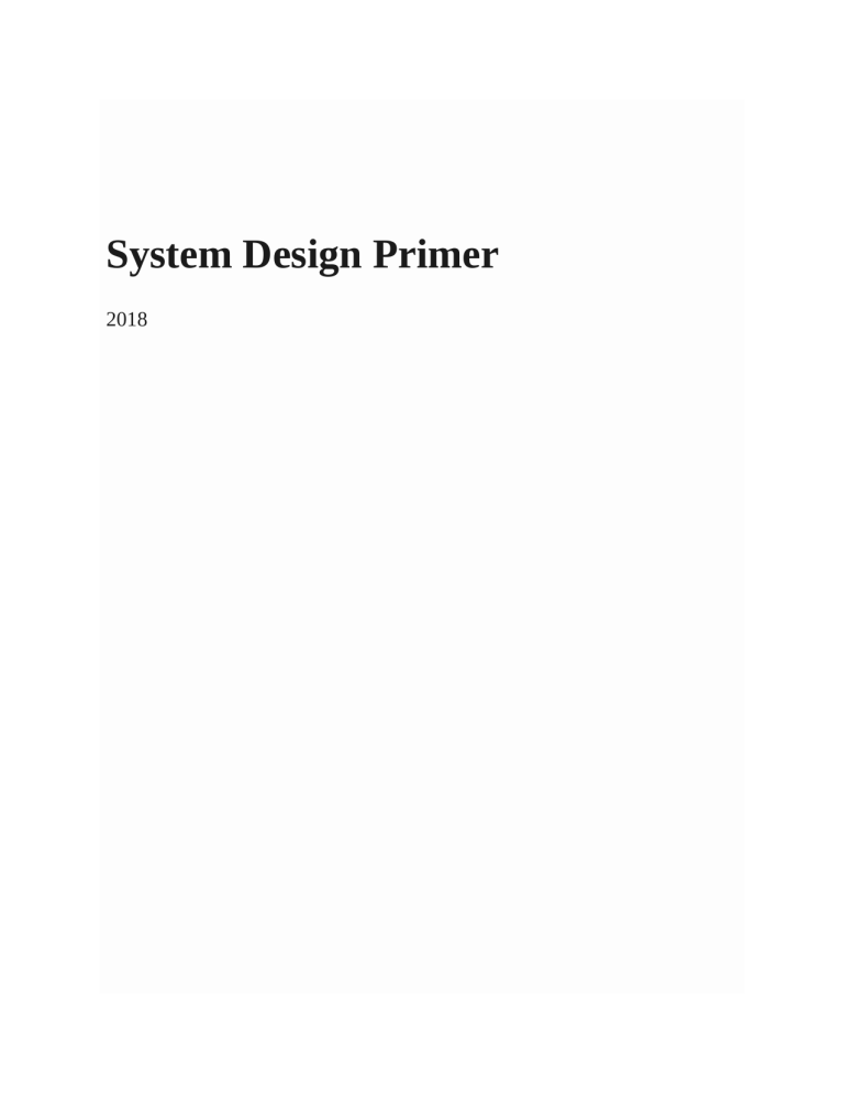 System Design Primer: Learn Scalable Systems & Interview Prep Guide