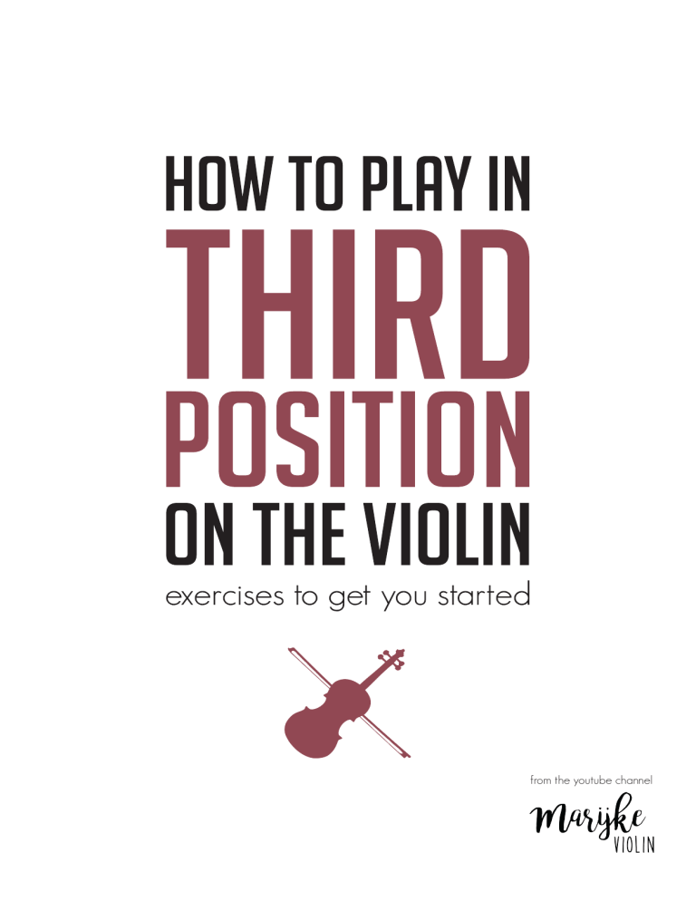 Learn Violin Third Position: Exercises & Scales