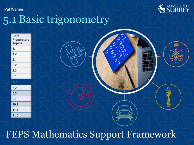 Basic Trigonometry: Radians, Ratios, Graphs & Transformations